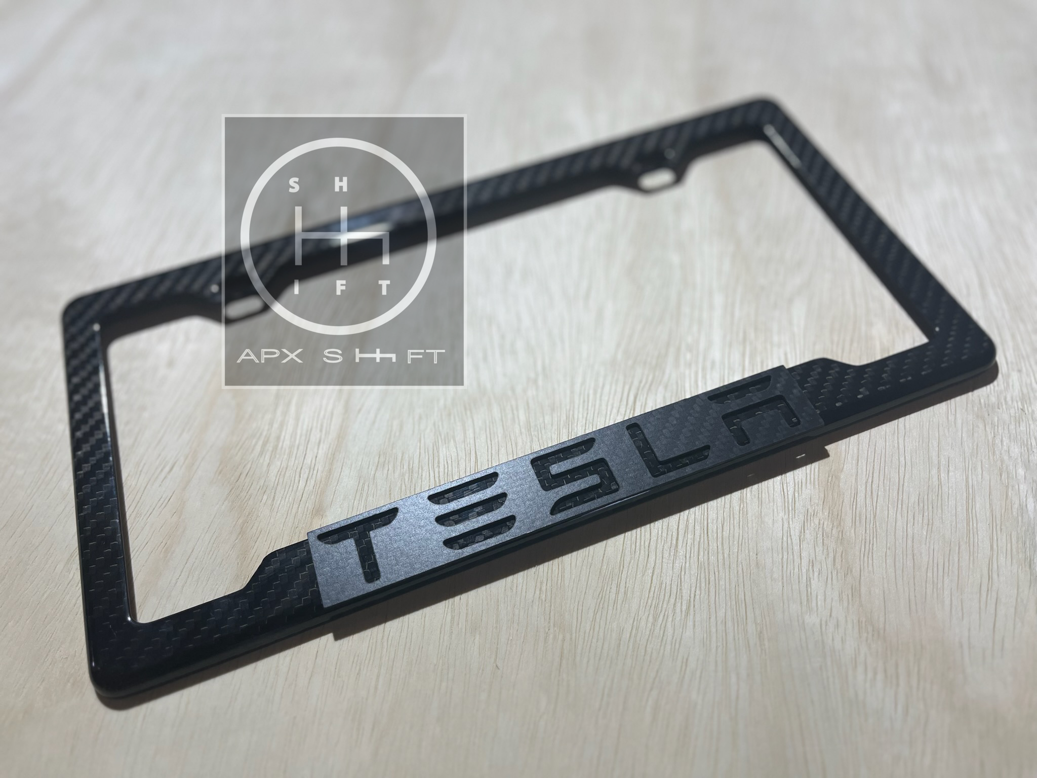 Carbon Fiber License Plate Frame - APX SHIFT